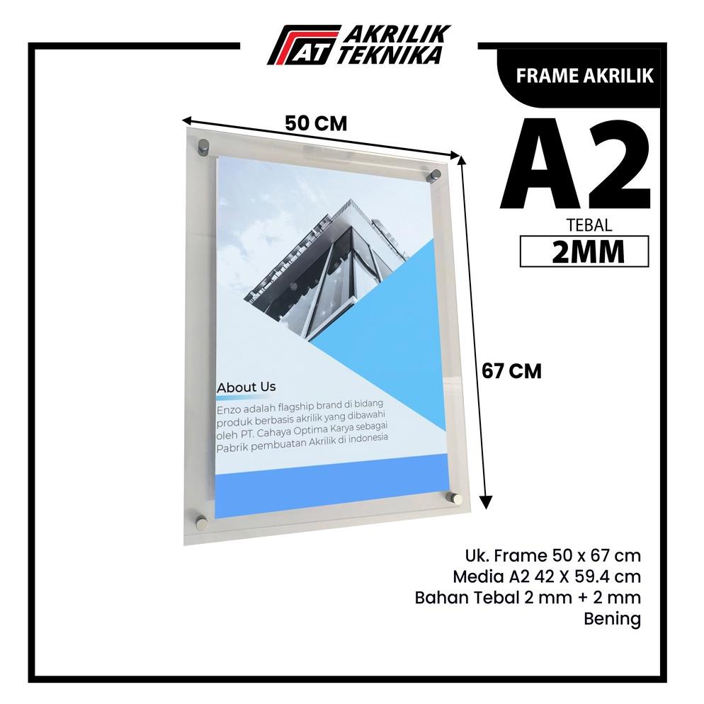 Jual Promo Frame Bingkai Display Poster Akrilik Menu Dinding - Ukuran A2 sale | Shopee Indonesia