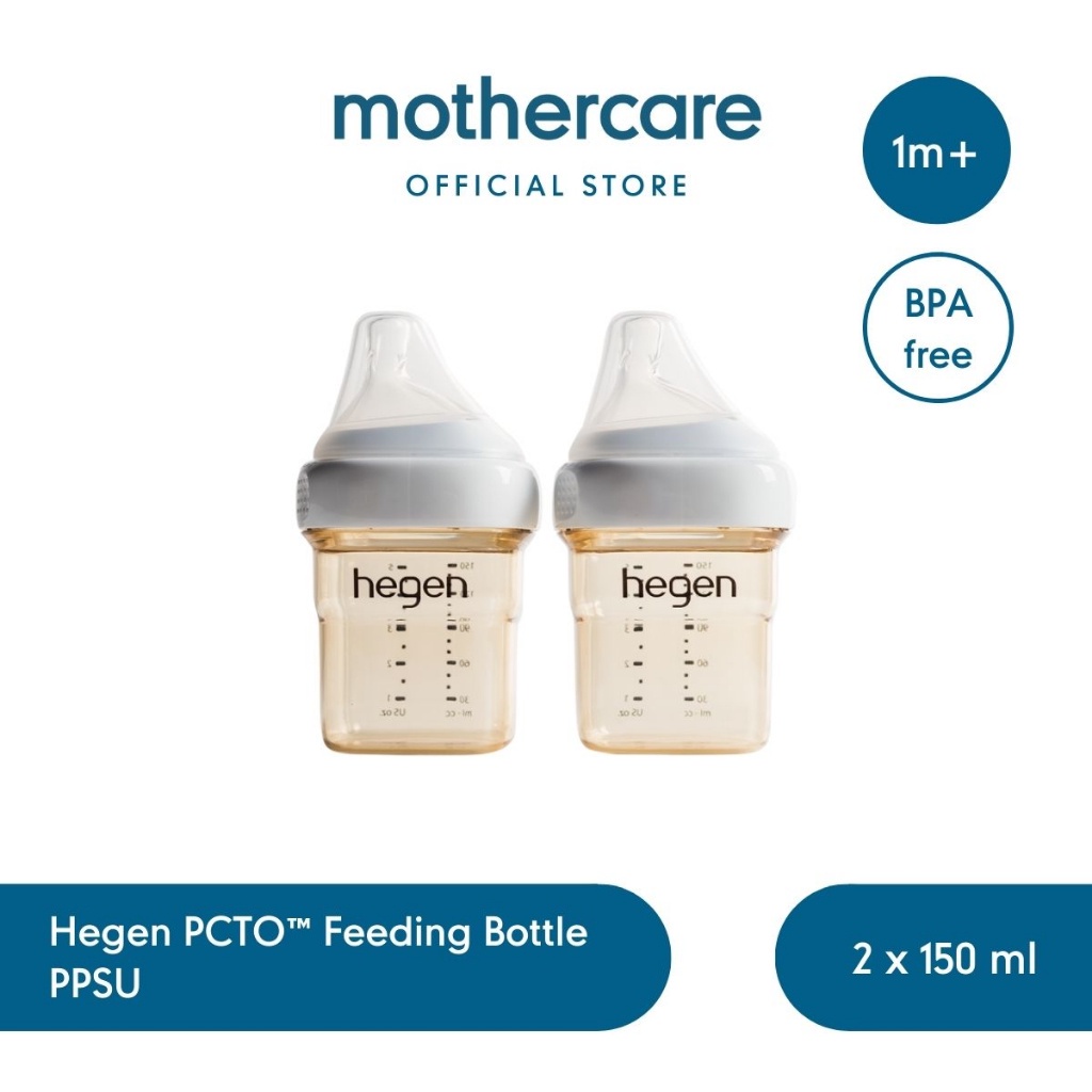Jual Hegen PCTO Feeding Bottle PPSU 150 ml (2Pk) - Set Botol Susu Anak Bayi | Shopee Indonesia