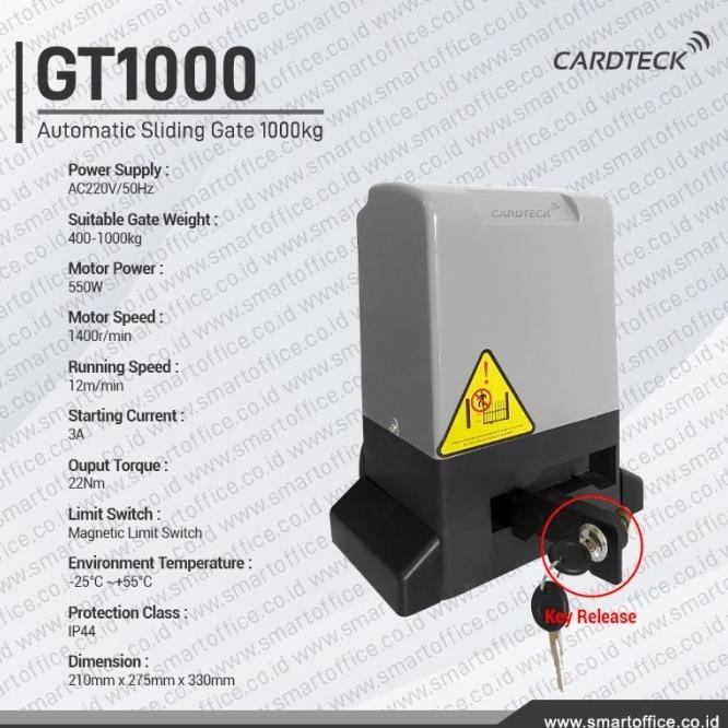 Jual Barang Terlaris Powerful Sliding Gate Otomatis 1000Kg Cardteck ...
