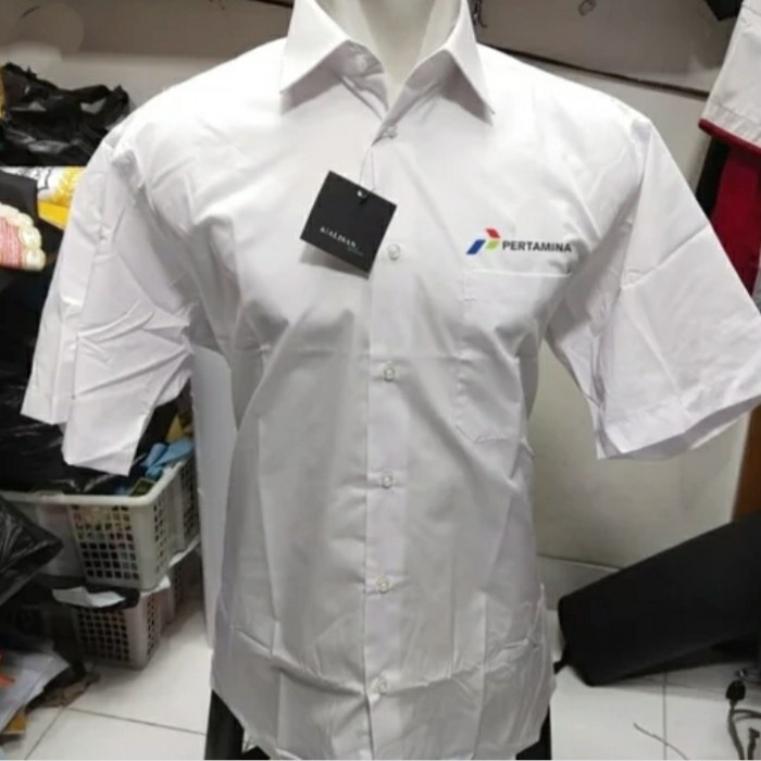 Jual Kemeja / Seragam Pertamina Bumn Alisan Lengan Pendek | Shopee ...