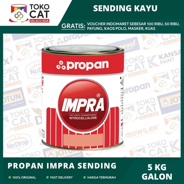 Jual IMPRA PROPAN MELAMINE SENDING SEALER MSS 123 5 LITER GALON ...