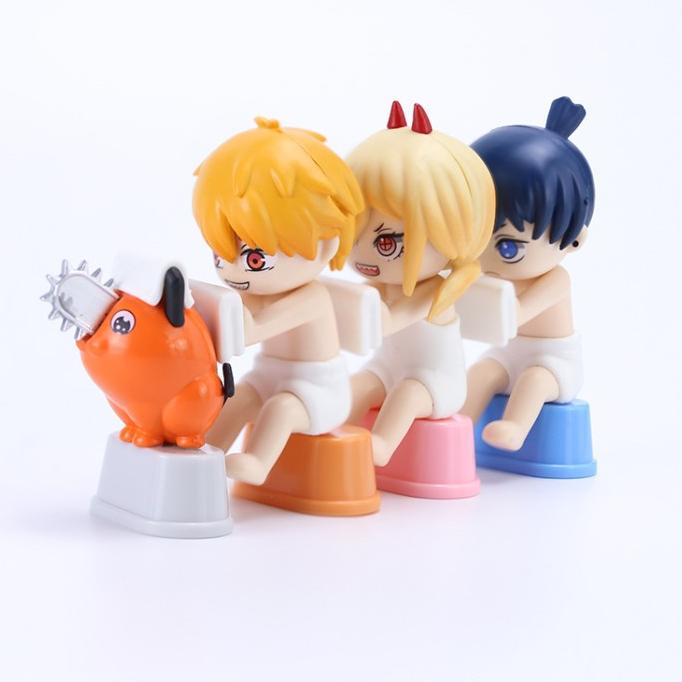 Jual Denji Power Pochita ChainSaw Man Bath Time Figure Set | Shopee ...