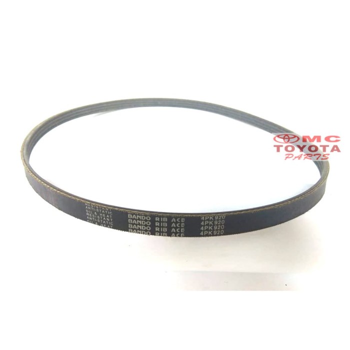 Jual Tali Kipas (Fan/Van/V Belt) Ac Soluna 4 Pk 920 Kode Hv115 | Shopee ...