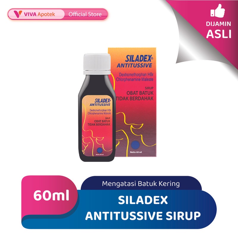 Jual Siladex Antitussive Sirup untuk Mengatasi Batuk Kering (60 ml ...