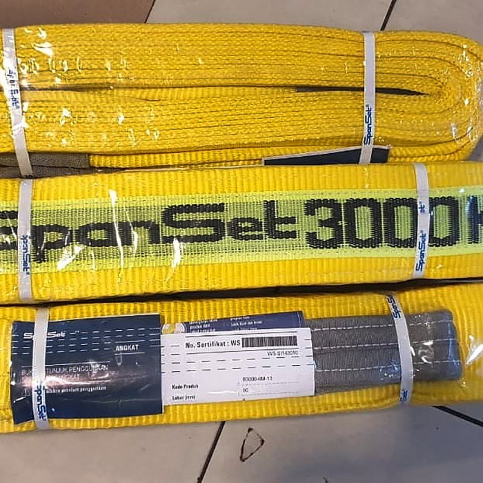 Jual Webbing Sling Belt / Tali Angkat 3 Ton X 4 Meter Spanset Best ...