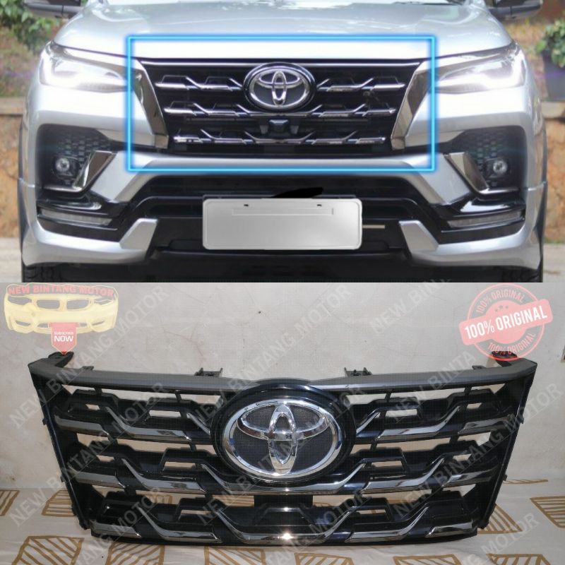 Jual Grill toyota fortuner facelift TRD GR 2020 2023 original | Shopee ...