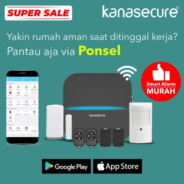 Jual Thresba Kanasecure W20 - Smart Alarm Rumah Kantor Toko - Android ...