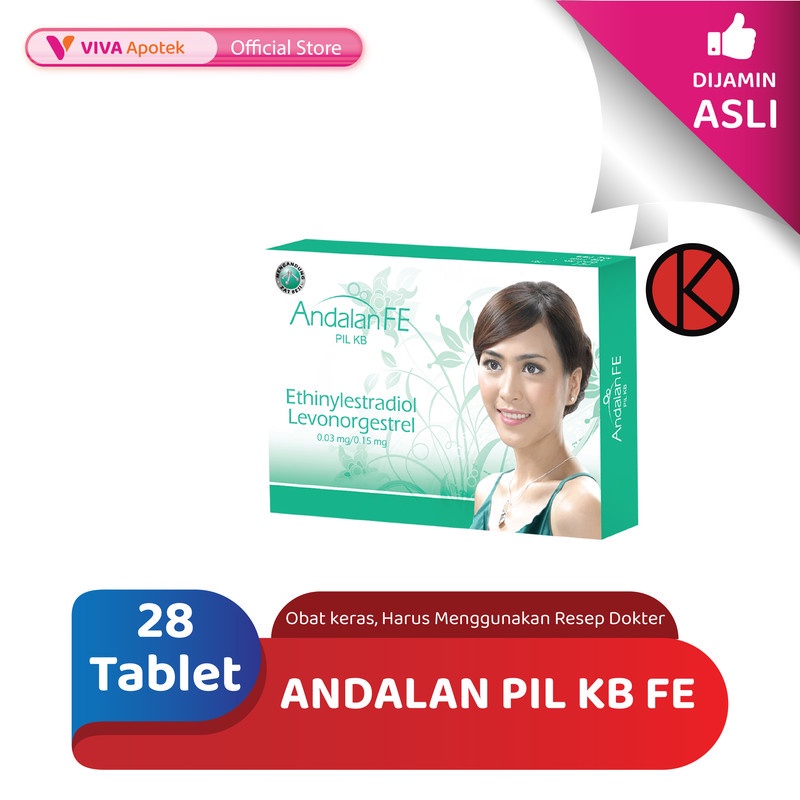 Jual Andalan Pil KB Fe / Kontrasepsi Oral (28 Tablet) | Shopee Indonesia
