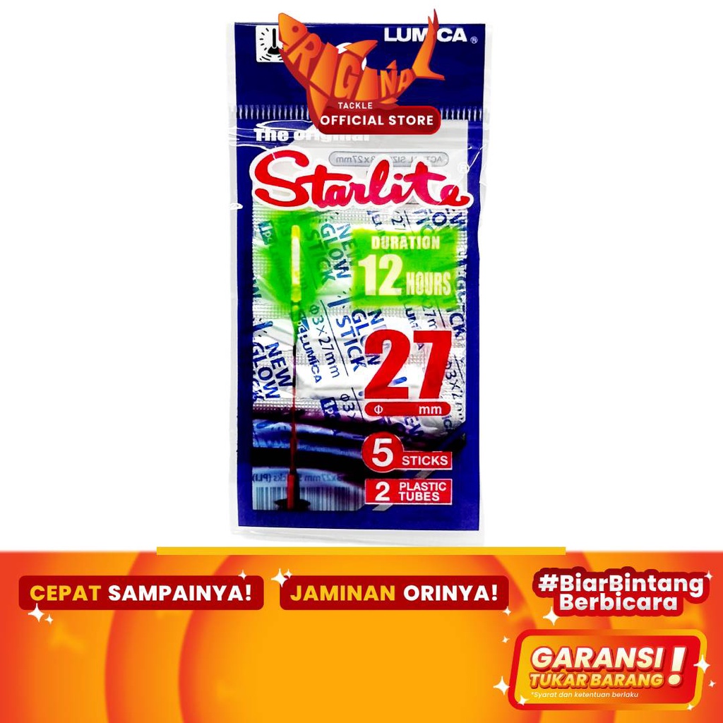 Jual Starlite Starlet Glow Stick Lumica Plastic 5pcs | Shopee Indonesia