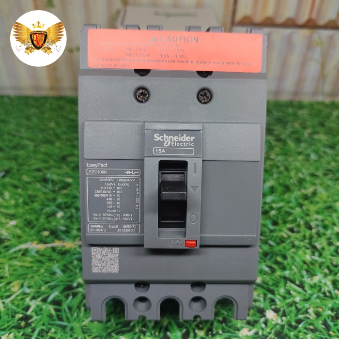 Jual [New] Mccb Schneider Breaker Ezc100H 3P 15A Ezc100H3015 3Phase 15 A 3 Phase Diskon | Shopee ...