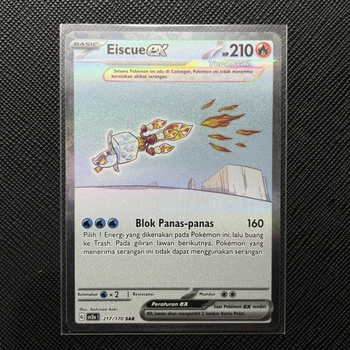 Jual COD Eiscue Ex Sar Sv3S Indonesia Kartu Pokemon Limited | Shopee ...