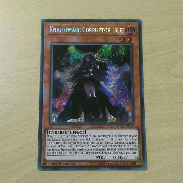 Jual COD Yugioh Knightmare Corruptor Iblee Diskon | Shopee Indonesia
