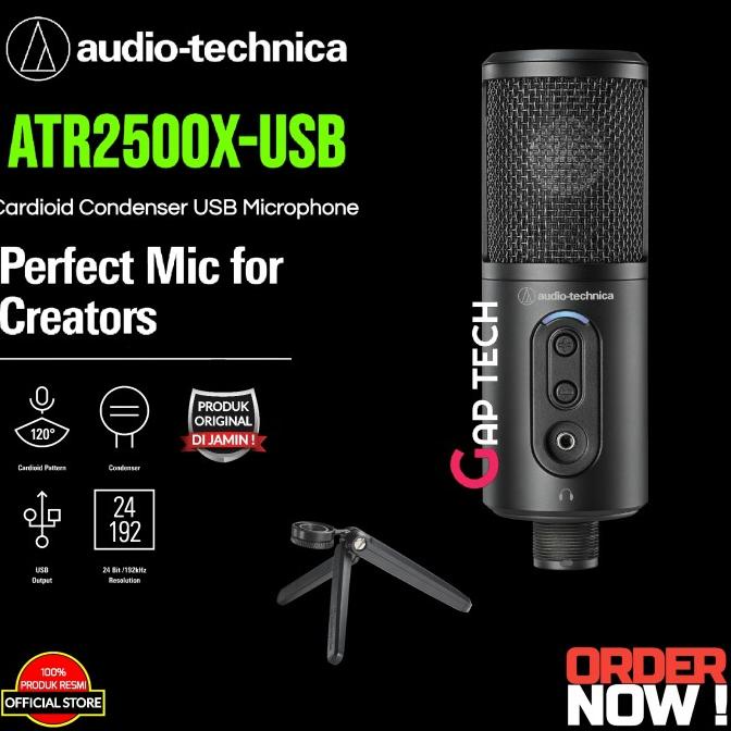 Jual Audio Technica ATR2500x-USB / ATR 2500x USB / ATR2500x USB ...