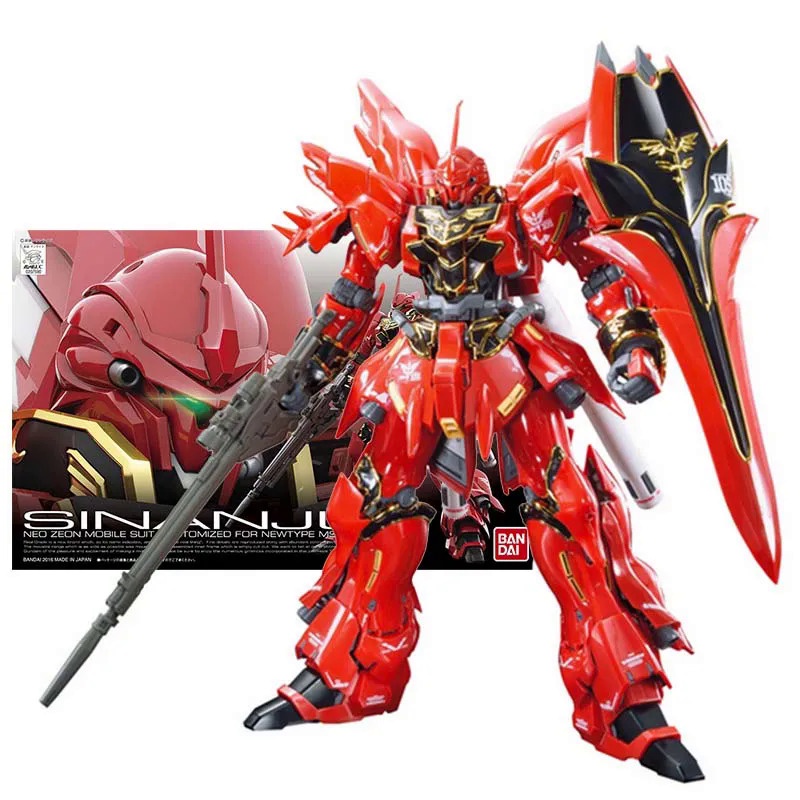 Jual Bandai Figure Gundam Model Kit Anime Figures RG 1/144 Sinanju Neo ...