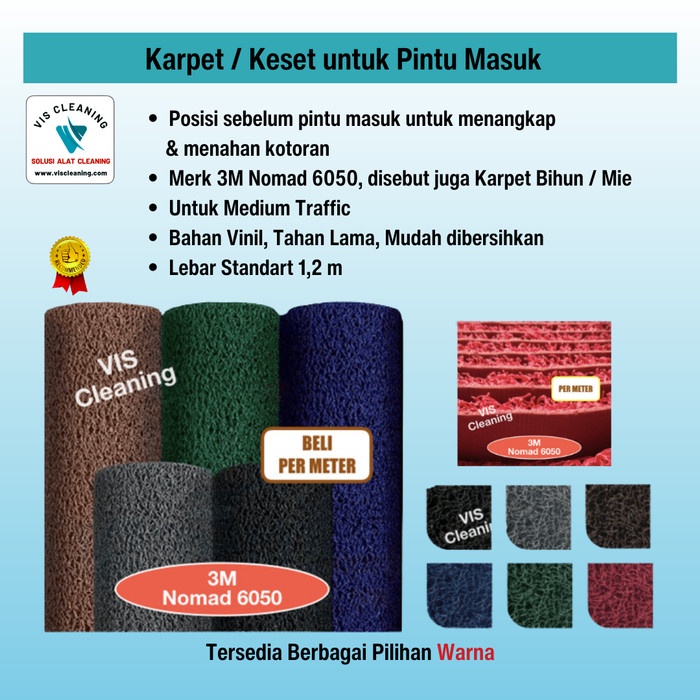 Jual Konfli Karpet / Keset Mie Nomad 6050 (Per Meter) | Shopee Indonesia