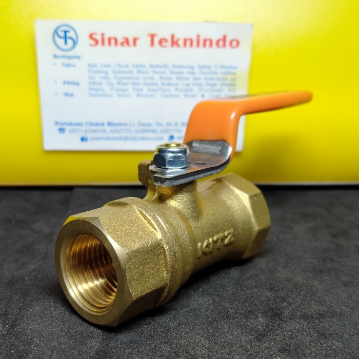 Jual [Original] Stop Kran/Ball Valve Kitazawa Kitz Bronze 400 Wog 1/2 Inch Terbaru | Shopee ...