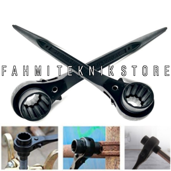 Jual [Original] Kunci Scaffolding 19 X 22 Mm Glory Double Ratchet ...