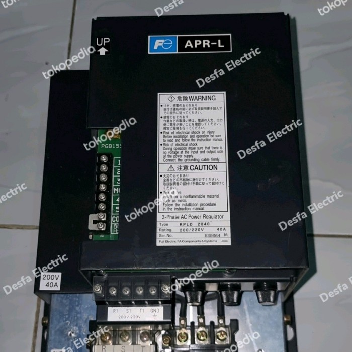 Jual New Ori 3-Phase Ac Power Regulator Fuji Apr-L Rpld 2040 200/240 Vac 40 Ampere Terbatas ...