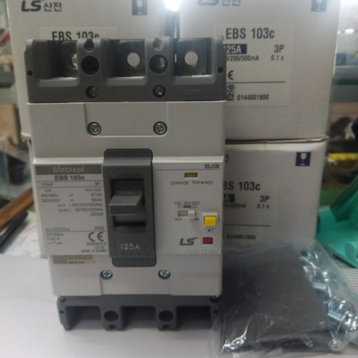 Jual Ori Elcb Ls Ebs 103C 3P 125A 100/200/500Ma Metasol Berkualitas | Shopee Indonesia