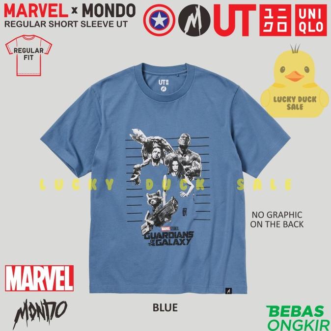 Jual UNIQLO Marvel Art by Mondo UT Kaos Superhero Spiderman Captain ...
