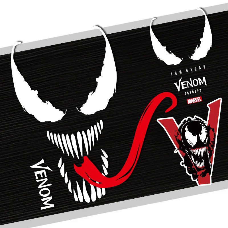 Jual Stiker Mobil Disney Venom Personty, Stiker Dekorasi Modifikasi ...