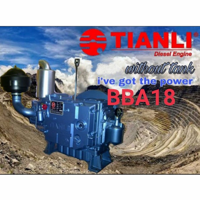 Jual [New] Mesin Diesel Tianli Z38Y 38Hp 38Pk Tianli Starter Tanpa ...
