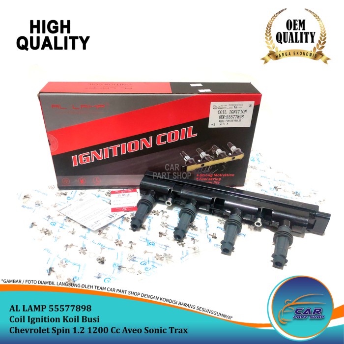 Jual Coil Ignition Koil Busi Chevrolet Spin 1.2 1200 Cc Aveo Sonic Trax ...