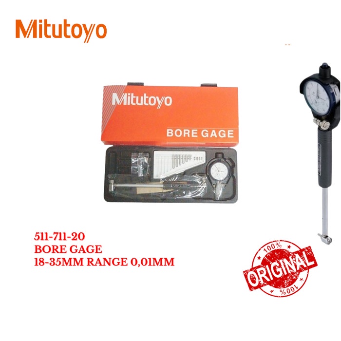 Jual Mitutoyo 511-711-20 BORE GAGE 18-35mm Range 0,01mm MADE IN JAPAN ...