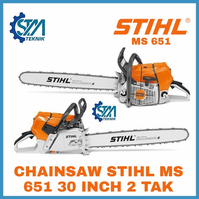 Jual Baru Chainsaw Stihl Ms 651 30 Inch Original Mesin Potong Kayu ...
