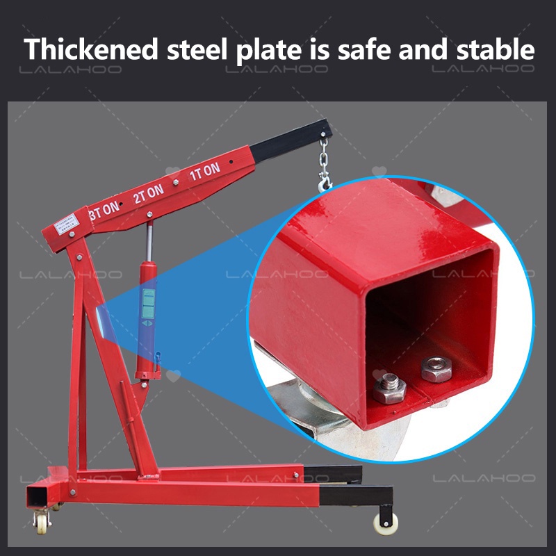 Jual 2 TON HEAVY DUTY HYDRAULIC ENGINE CRANE 2TON JACK ENGINE CRANE ...