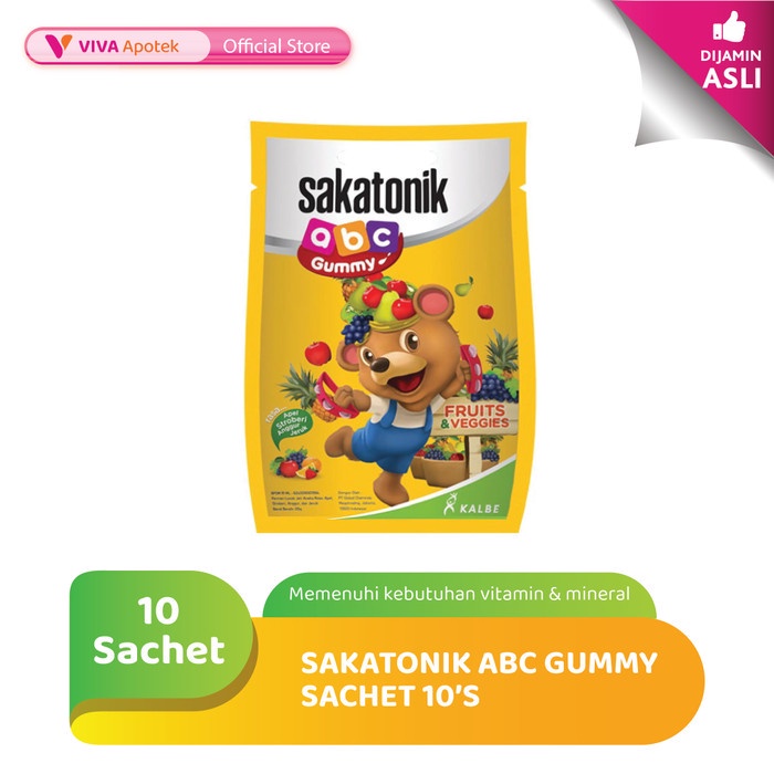 Jual Sakatonik ABC Gummy Multivitamin Anak (1 Sachet) | Shopee Indonesia