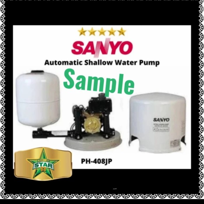 Jual Terbaru Tangki Pompa Air Sanyo Ori Pdh405Jp 405Jp Ph 608 Jp 600 ...
