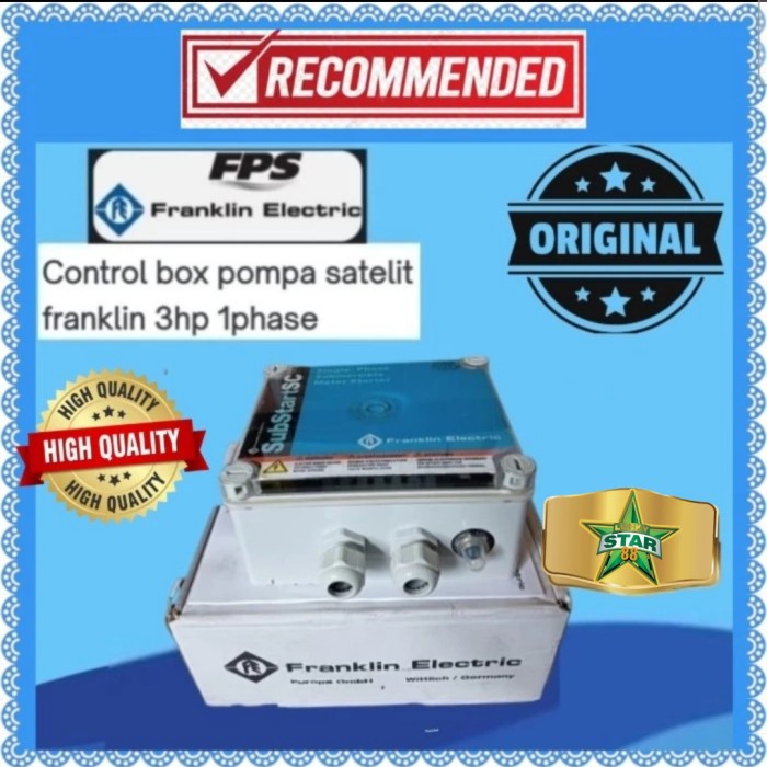 Jual Baru Control Box Pompa Submersible Pump Franklin 3 Hp 2.2 Kw 1 ...