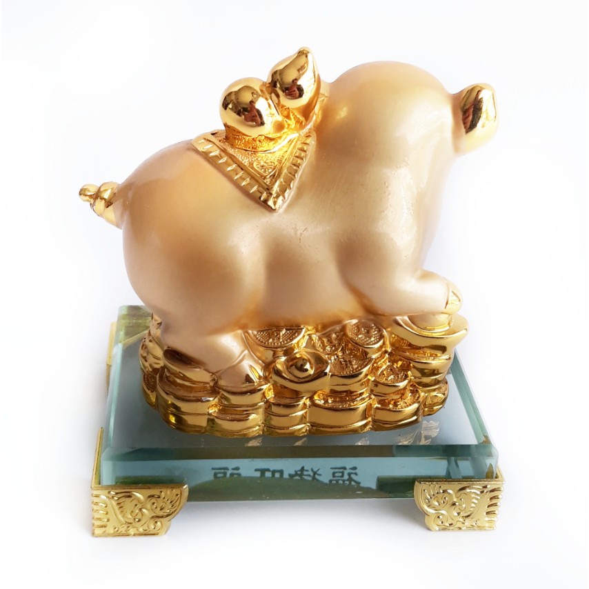Jual Patung Babi Emas Wu Lou Sambut Imlek2019Simbol Kesehatan&Umur ...