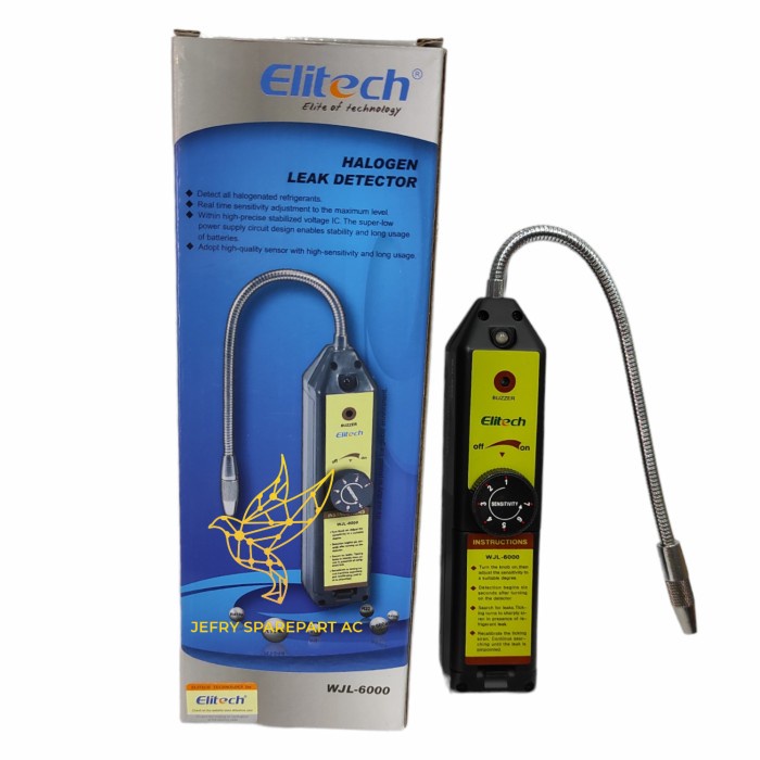 Jual Promo Leak Detector 6000 Halogen Pendeteksi Gas Ac R22 R134A R32 ...