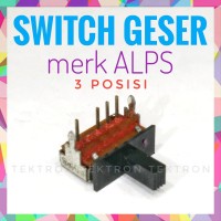 Jual ALPS 3 Posisi Switch Geser, selector, selektor, 4p, 4pin, slide ...