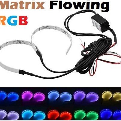 Jual Produk Terbaik] Demon Eye RGB MATRIX FLOWING APP Devil eyes Lampu ...