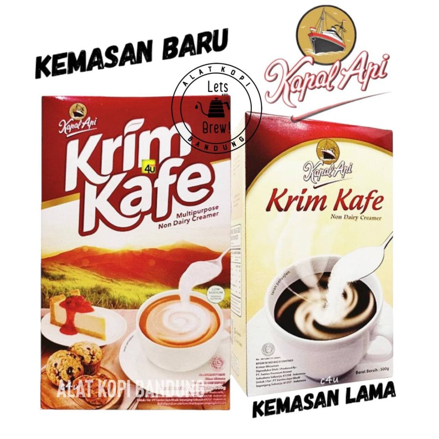 Jual Kapal Api Krim Cafe 500Gr Creamer / Creamer Bubuk Kopi Susu 500Gr ...
