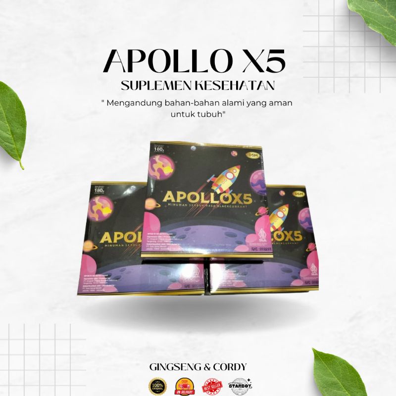 Jual Apollo X5 Penunjang Peforma Original APOLLO X5 | Apollo 12 Fimz Ganti Kemasan | Shopee ...