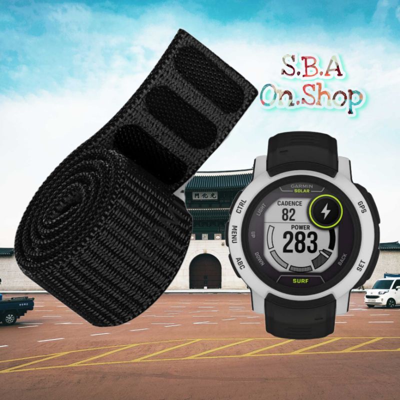Jual Strap Double Nylon Nilon Kanvas Garmin Instinct 1 2 2x 3 Solar ...