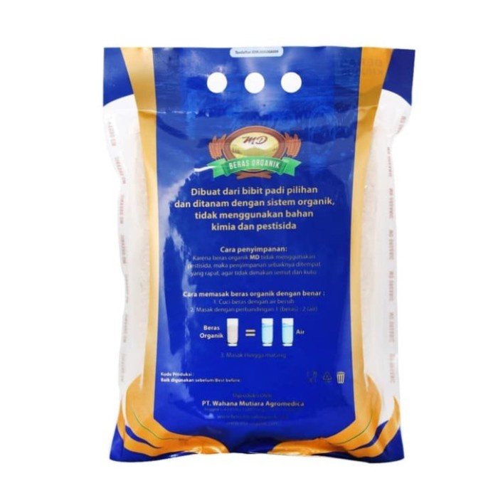 Jual Md Organic Brown Rice 2Kg - Md - Organik - Rendah Kalori | Shopee ...