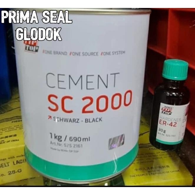 Jual Lem conveyor SC2000 ( 1 kg ) Black + Hardener Rema Tip Top SC 2000 ...