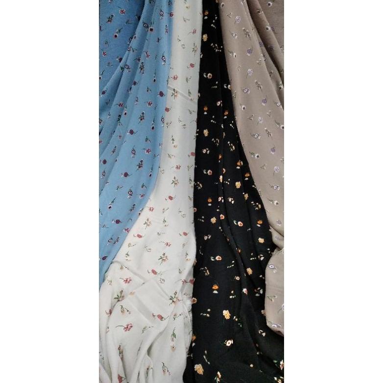 Jual Bahan Kain Meteran Kain Meteran Murah Kain Mango Crinkle Youryu ...