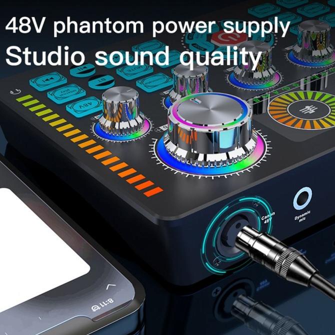 Jual SOUNDCARD CANGGIH TERBARU HIGHVOICE 7 MODEL DJ SOUND FITUR PHANTOM ...