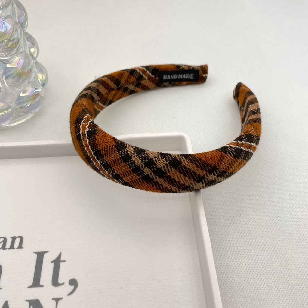 Jual HC Bando Kain Tebal Motif Batik Wanita Korea Headband Cloud Batik ...