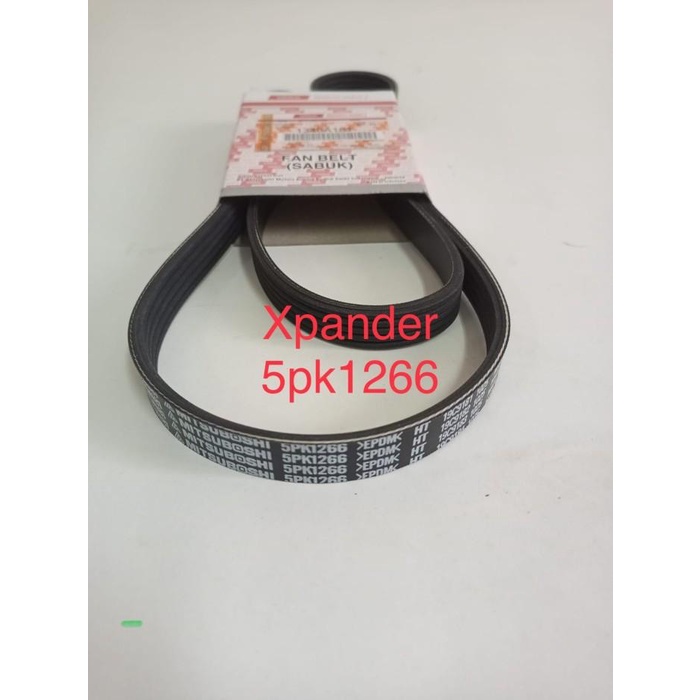 Jual FAN BELT VAN BELT V BELT RIB BELT TALI KIPAS XPANDER 5PK 1266 ...