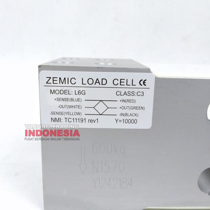 Jual Load Cell Loadcell Zemic L6G 600Kg Sensor Timbangan Digital ...