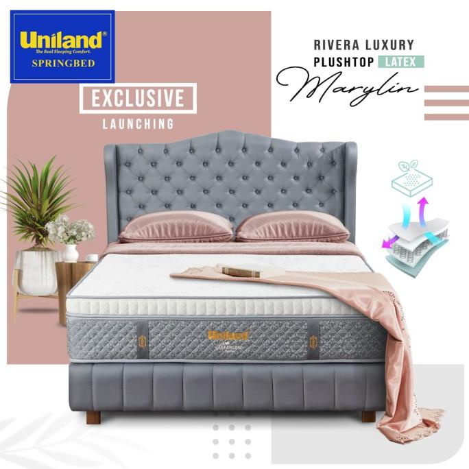 Jual Uniland Springbed Rivera Luxury Plushtop Latex Marylin Full Set ...
