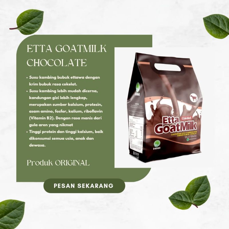 Jual Etta Go4t Milk Coklat Chocolate / EGM / susu kambing | Shopee ...