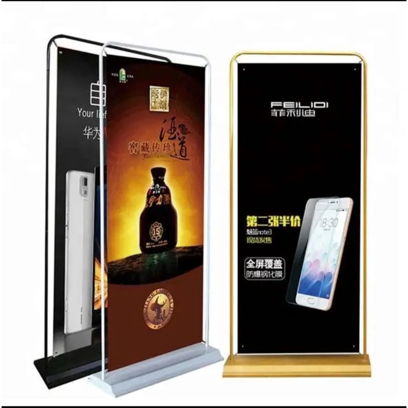 Jual DoorFrame uk 60 x 160 cm Standing Banner Besi Stand Banner Indoor ...